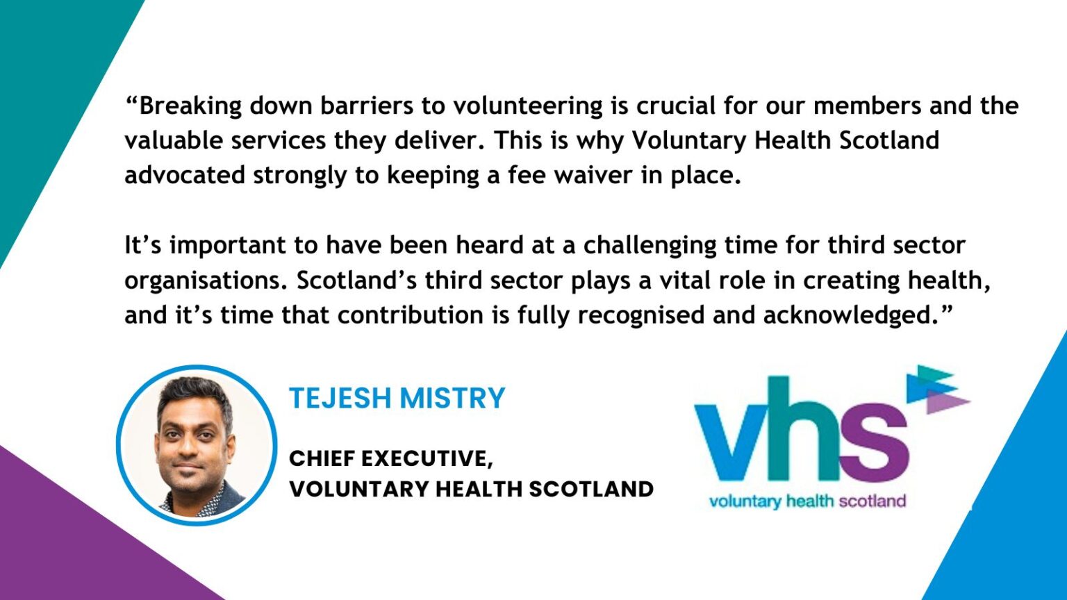 PVG fee waiver for volunteers is retained